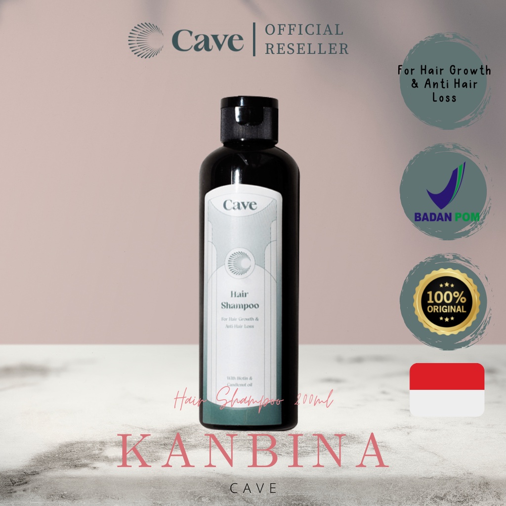 Jual CAVE Hair Shampoo 200ML untuk Rambut Gondrong dan Anti Rontok ...