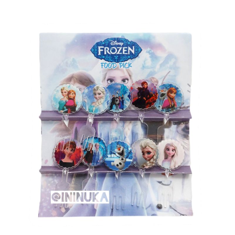 Jual Bento Food Picks Karakter Frozen Elsa Anna Olaf Tusukan Bekal ...