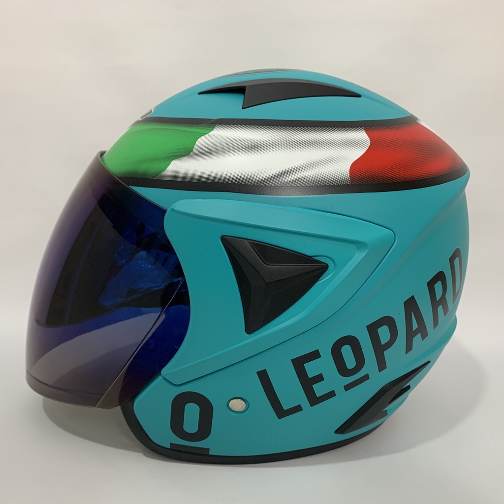 Jual Helm JP 13 Leopard (Hitam) Tosca Doff - Helem Helmet SNI Dewasa ...