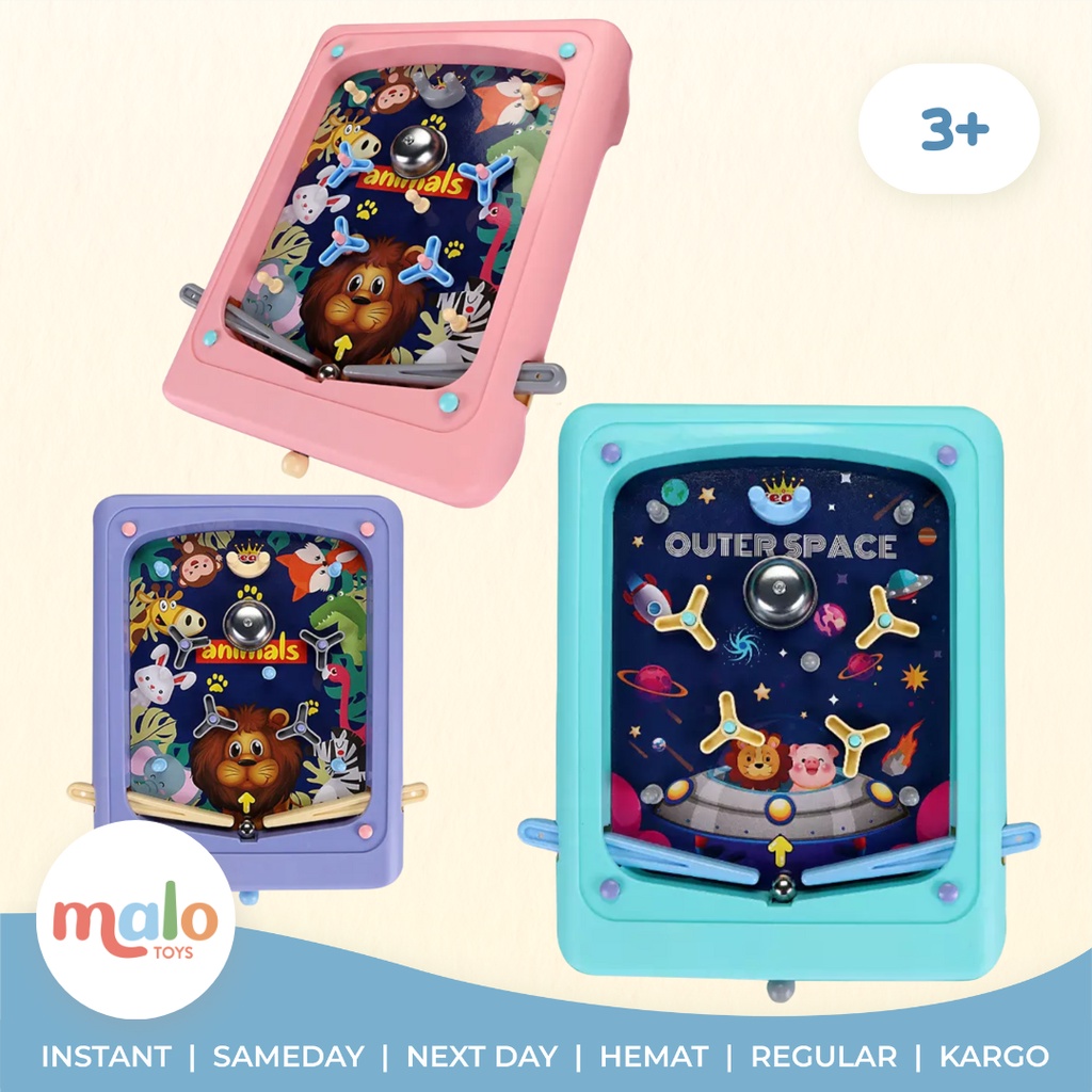 Jual MALOTOYS - Pinball Mainan Anak Board Game Puzzle Bola Labirin Mini ...