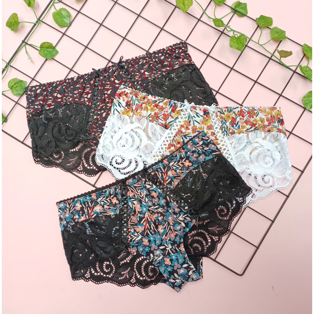 Jual Sans Complexe Underwear Print Celana dalam wanita bermotif // sisa ...