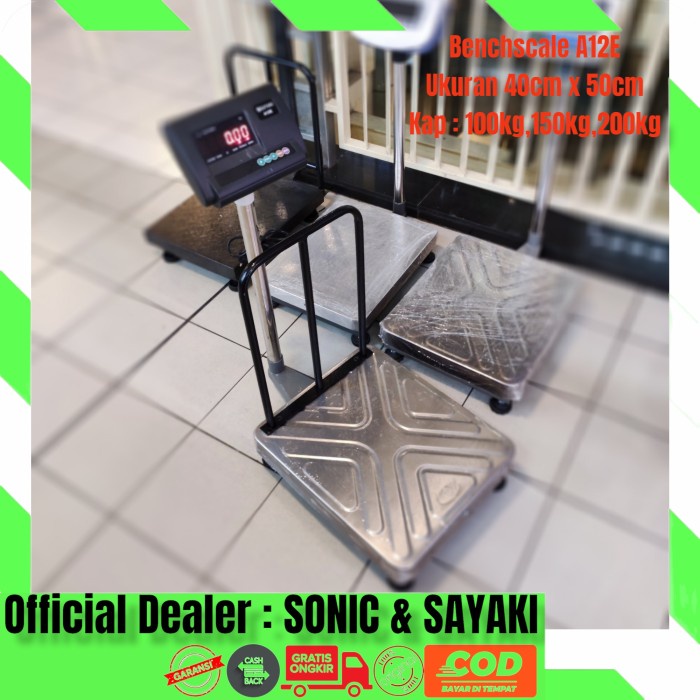 Jual Timbangan Duduk Digital/ Timbangan Lantai+ Pagar/100Kg 150Kg 200Kg | Shopee Indonesia
