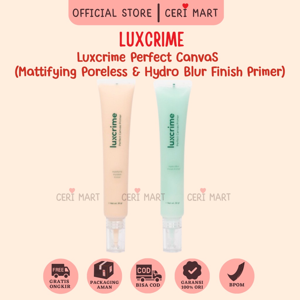 Jual Luxcrime Lux Crime Perfect Canvas Primer Mattifying Poreless ...
