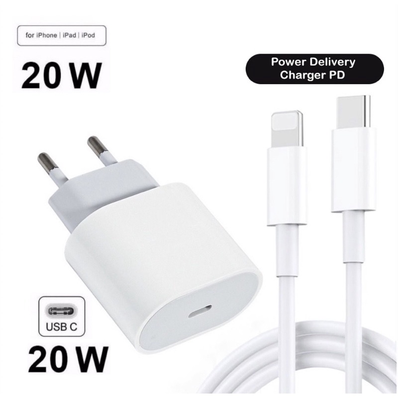 Jual Charger IPH C to L For iPon 20W Fast Charging | Shopee Indonesia