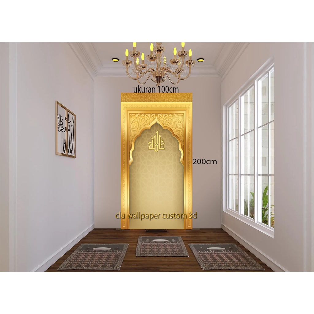 Jual WALLPAPER STICKER MUSHOLA, STIKER, STICKER MIHRAB, STICKER DINDING ...