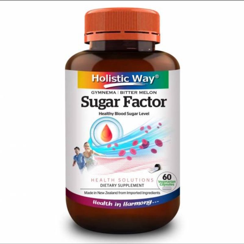 Jual Holistic Way Sugar Factor 60 Kapsul / Vitamin untuk Keseimbangan ...