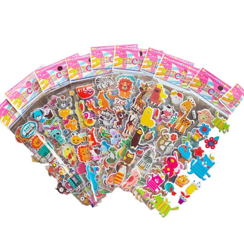 Jual Sticker 3D anak stiker Timbul 3D Sticker lucu reward anak mainan ...