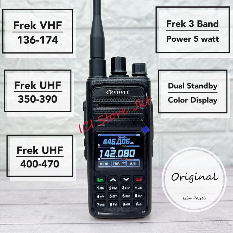 Jual HT Redell DL2022/ht redell DL2022/HT 3 band | Shopee Indonesia