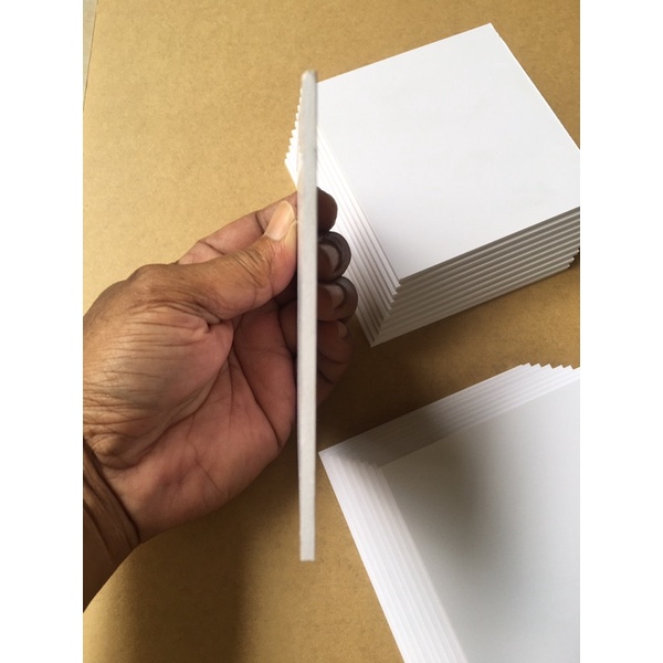 Jual PVC Foam Board tebal 3mm , ukuran 30cm x 20cm (A4 ) isi 2 lembar ...