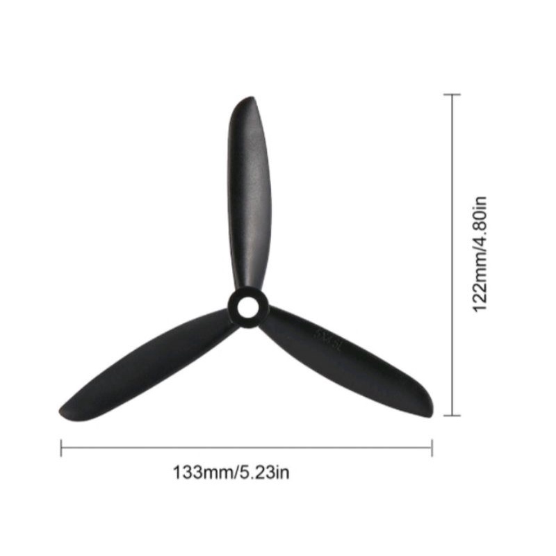 Jual propeller 6045 1 pair cw/ccw props Blade rc racing drone ...