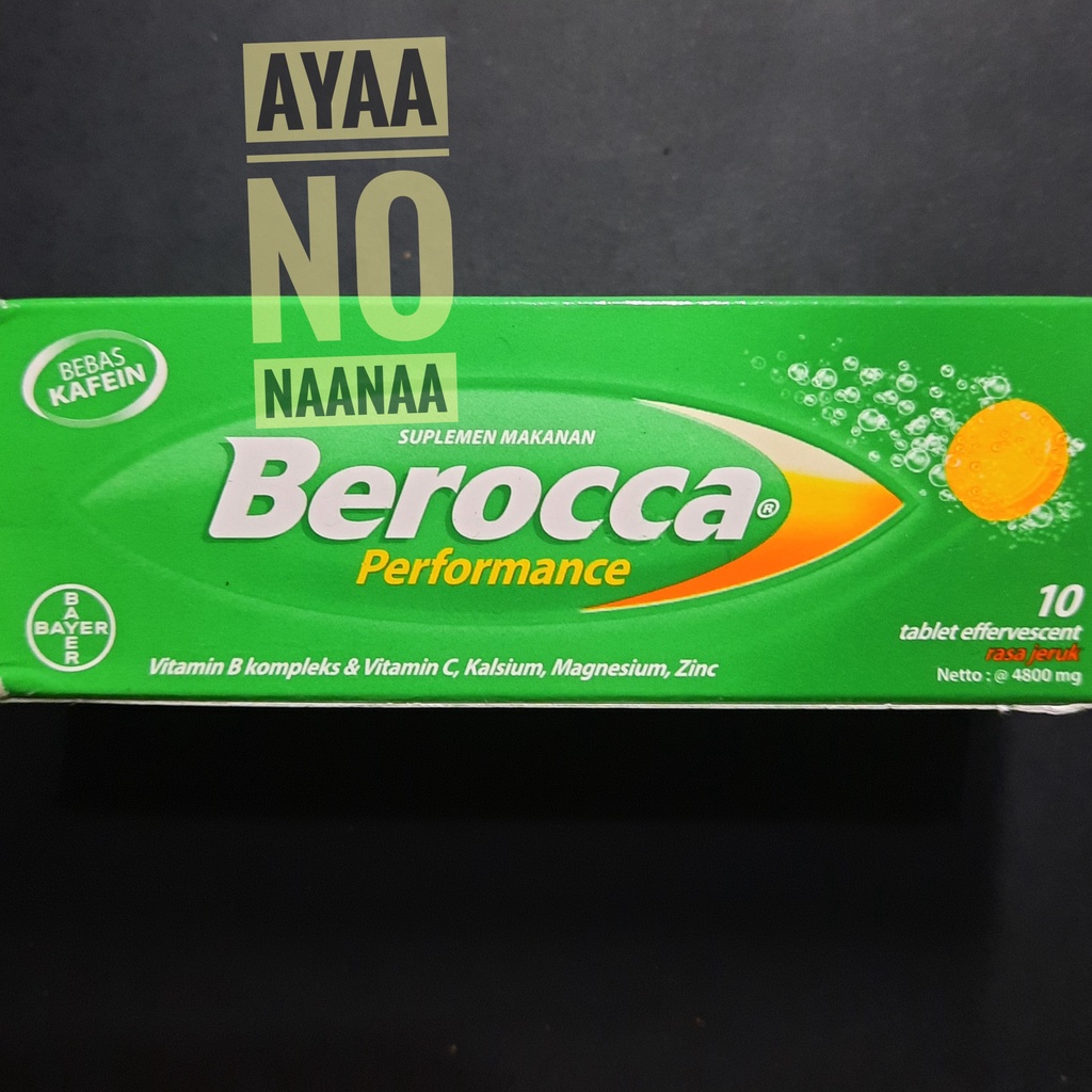 Jual Berocca Multivitamin B kompleks Rasa Jeruk 10 Tablet | Shopee ...