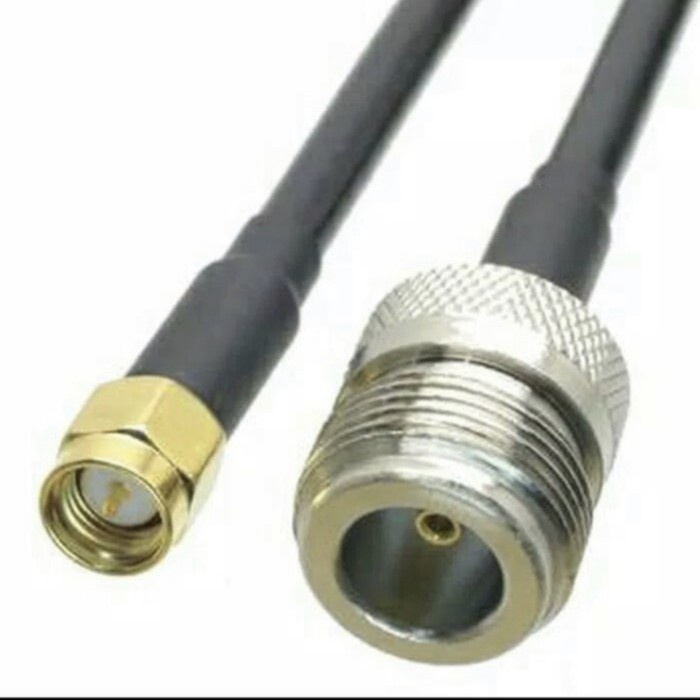 Jual Kabel Jumper Rg58 N Female Ke Sma Male Panjang 2 Meter | Shopee Indonesia