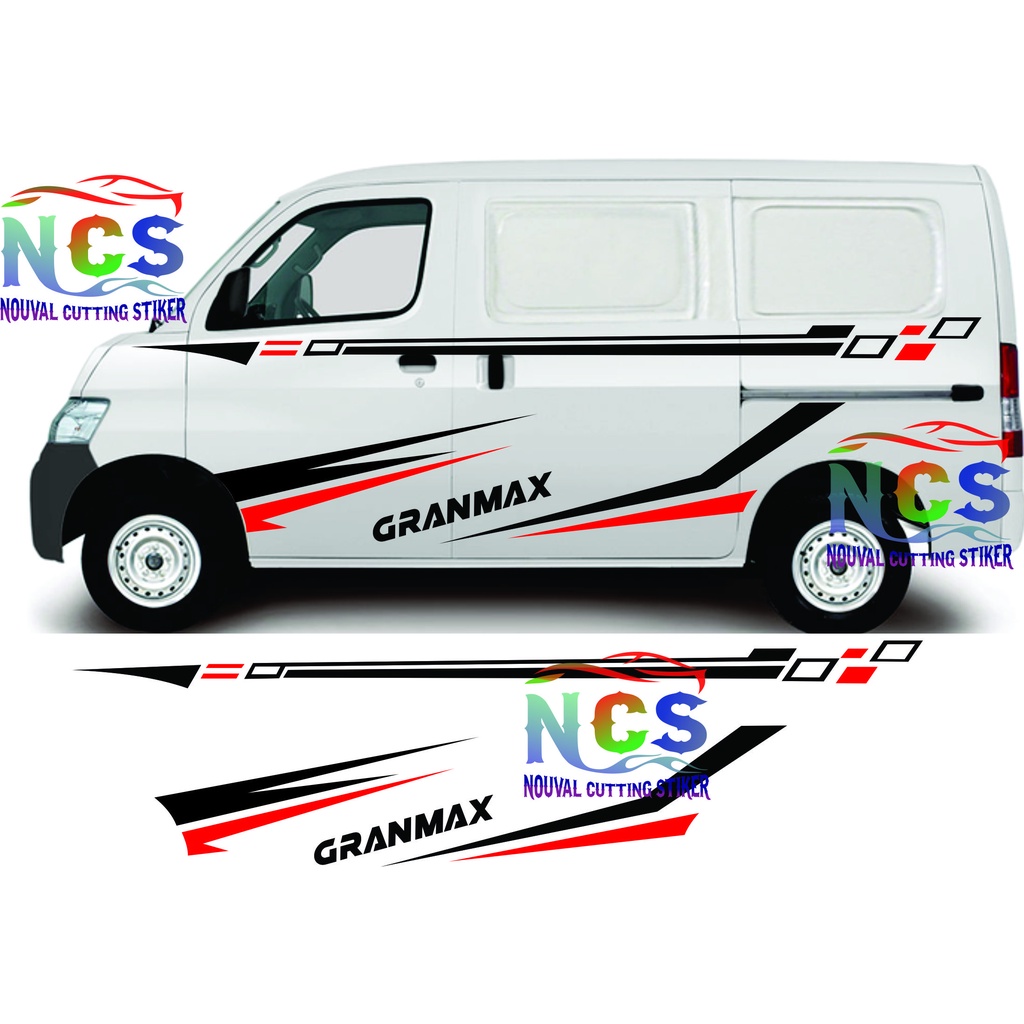 Jual NEW CUTING STICKER GRAN MAX STIKER MOBIL DAIHATSU GRAND MAX BODY ...