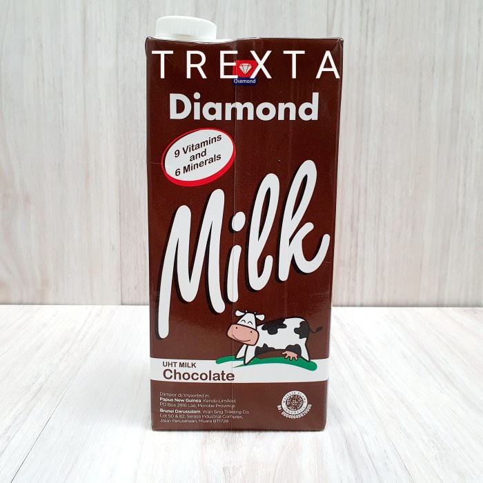 Jual [KARTON] SUSU UHT DIAMOND COKLAT MILK CHOCOLATE 1LT | Shopee Indonesia