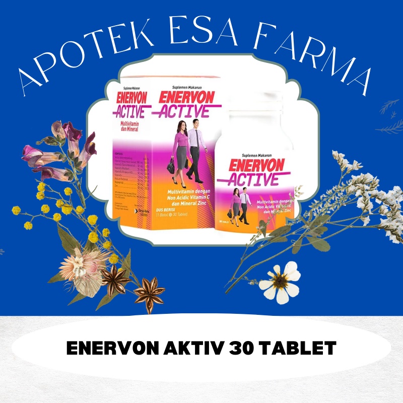 Jual Enervon Active - 30 Tablet Multivitamin Menjaga Daya Tahan Tubuh ...