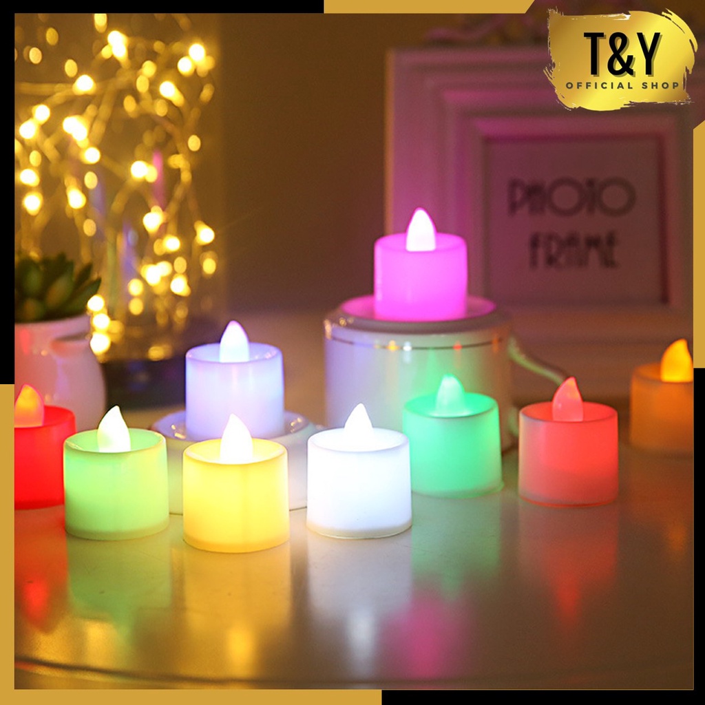 Jual T&Y Lilin Hias Mini Led Lilin Led Mini Candle Light Lamp Kamar ...