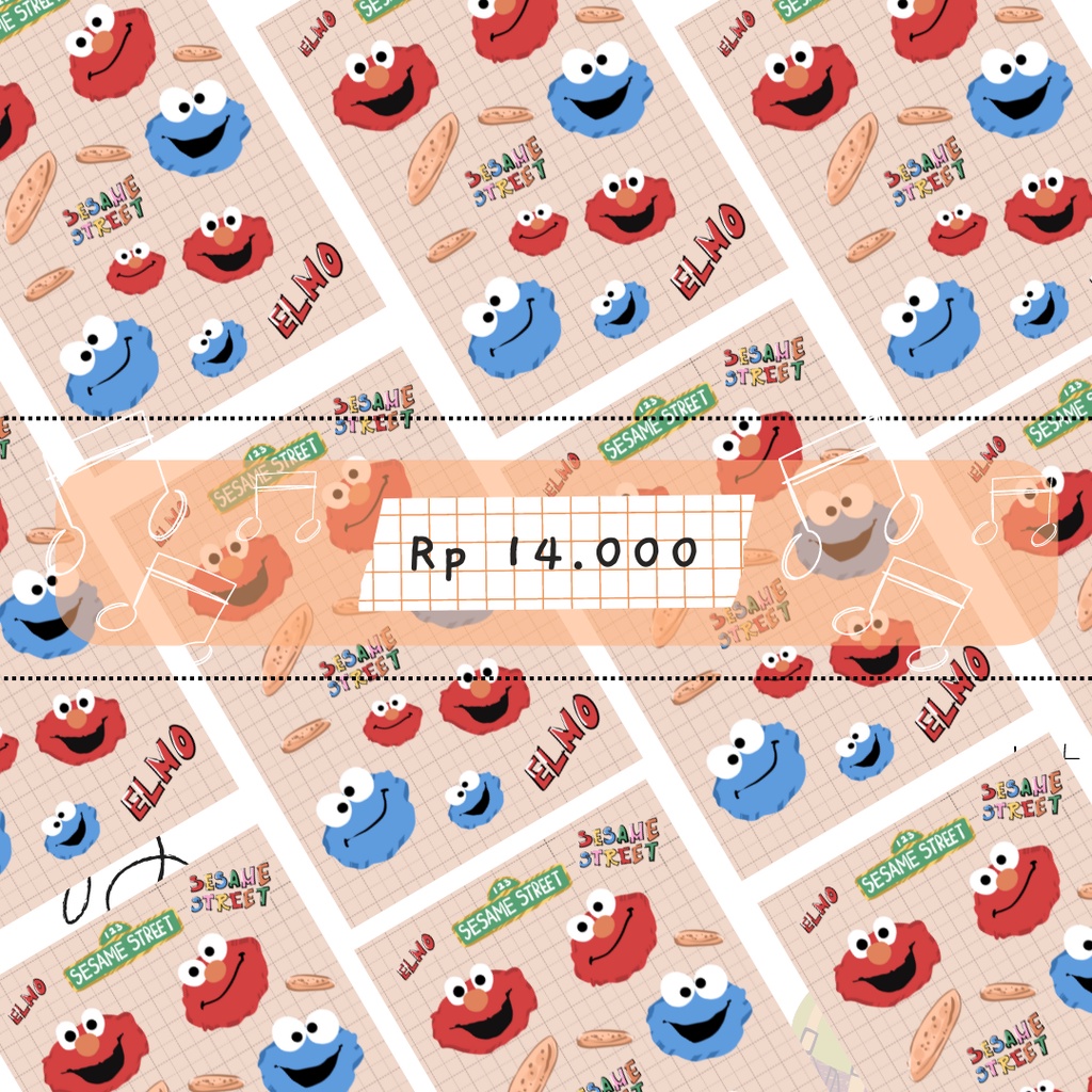 Jual Elmo Fanart Sticker | Shopee Indonesia