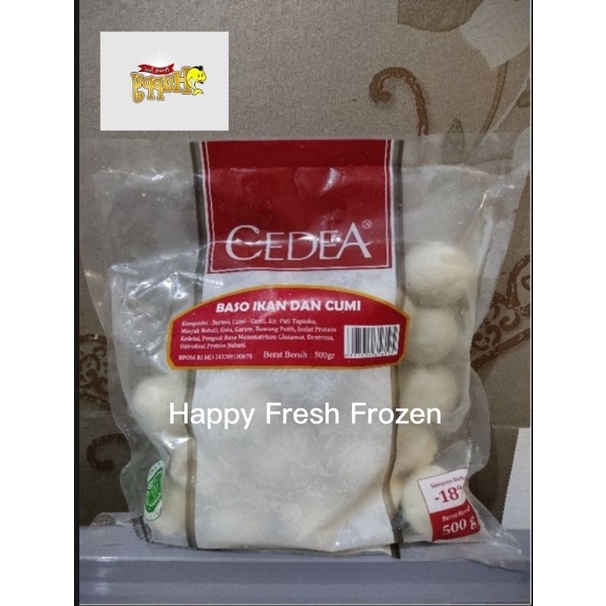 Jual Cedea Baso Ikan dan Cumi Beku Frozen 500 gram | Shopee Indonesia