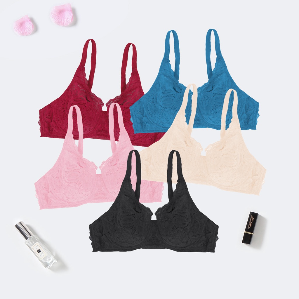 Jual The Brahouse Bra 3/4 Cup B Lace B01-1352B | Shopee Indonesia