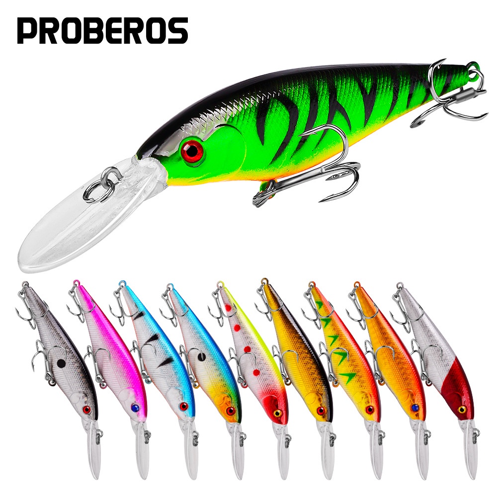 Jual Umpan Pancing Minnow Proberos 11,5 cm 10,5 gram mancing casting ...