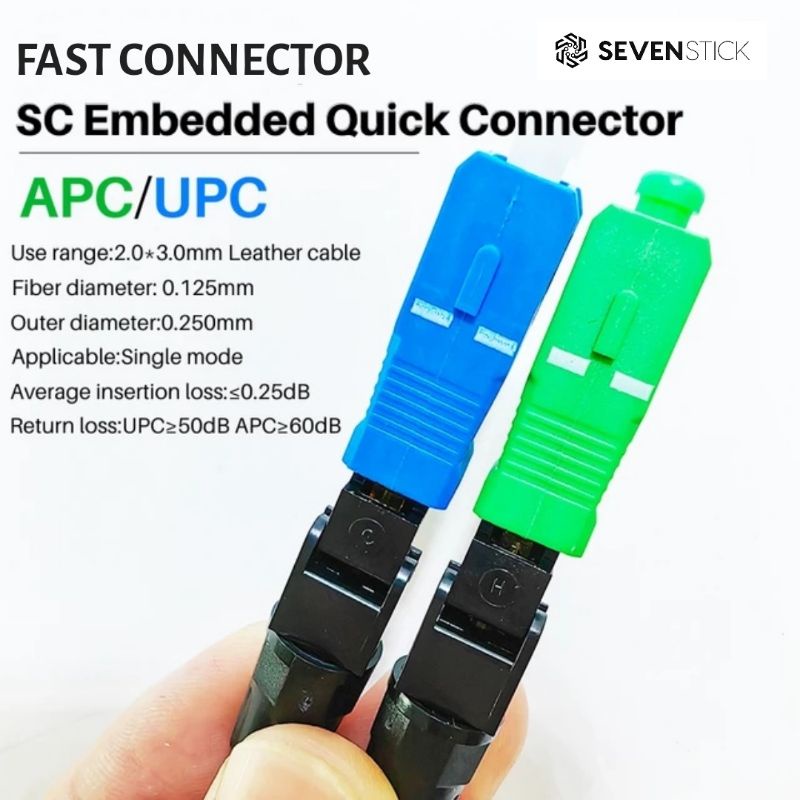 Jual Fast Connector SC/UPC SC APC FTTH Konektor / Fiber Optik Konektor 10pcs | Shopee Indonesia