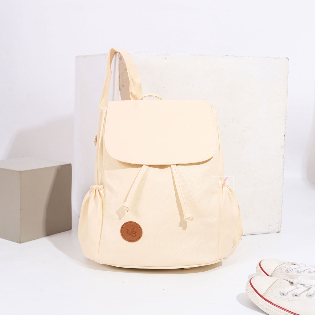 Jual V3 - Tas Ransel Wanita Backpack Stylish Milea 1990 Kulit Premium ...