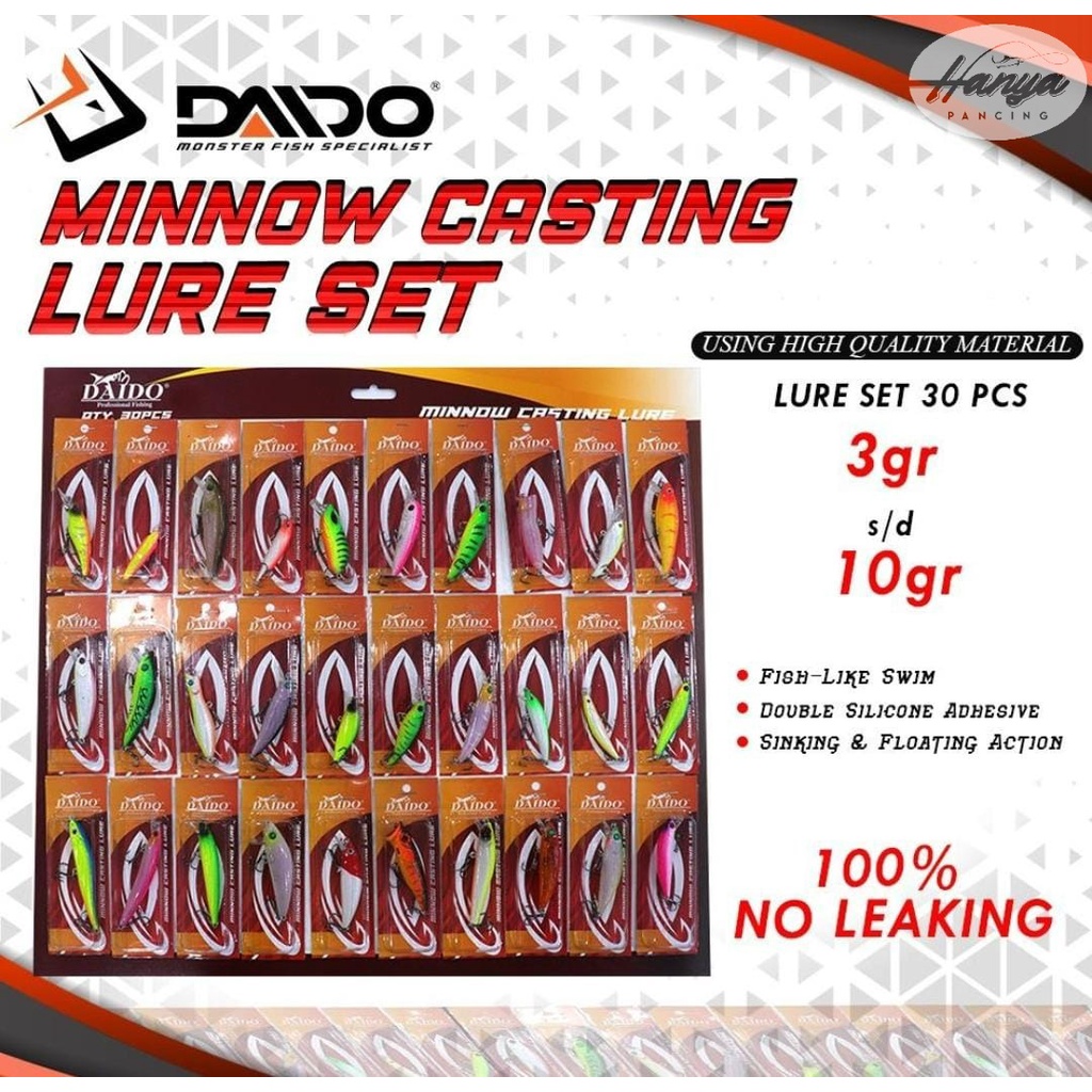 Jual Minnow Fishing Casting Lure Daido Harga Untuk 1 Umpan | Shopee ...