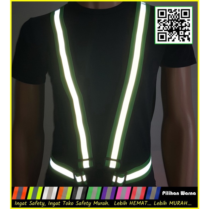 Jual Rompi Elastic Scotlite Vest Rompi Karet Safety Proyek V Merah ...