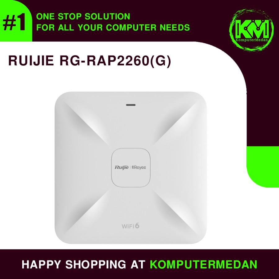 Jual Ruijie RG-RAP2260(G) Wi-Fi 6 RAP 2260 Dual Band Ceiling Mount ...