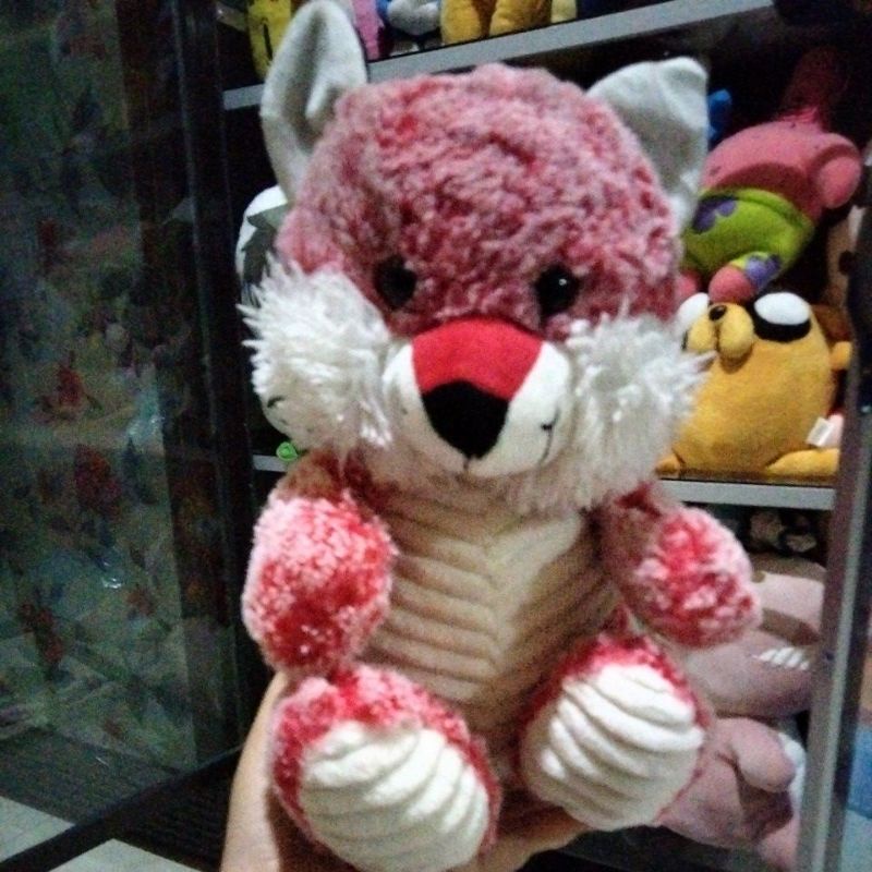Jual boneka hewan animals rubah mata mabel belo bulu PL | Shopee Indonesia