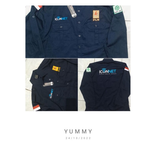 Jual KEMEJA ICONNET/SERAGAM ICONNET/SERAGAM PLN/KEMEJA ICON/KEMEJA PRIA ...