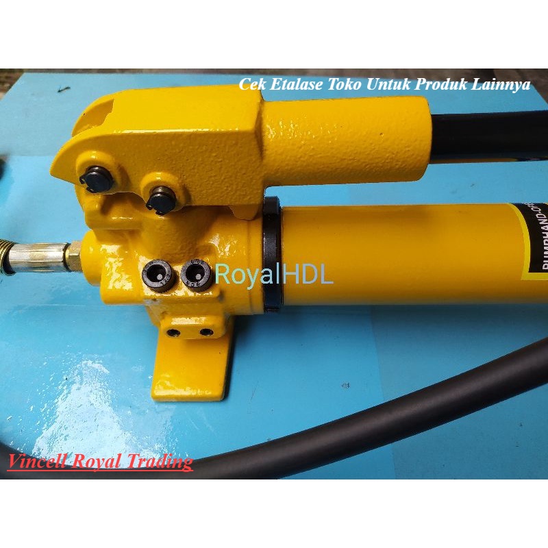 Jual hand pump hydraulic cp-700 manual hidrolik pompa busbar high pressure | Shopee Indonesia