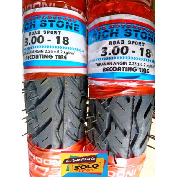 Jual ban motor rich stone 300-18 ban honda megapro rx king tiger ...