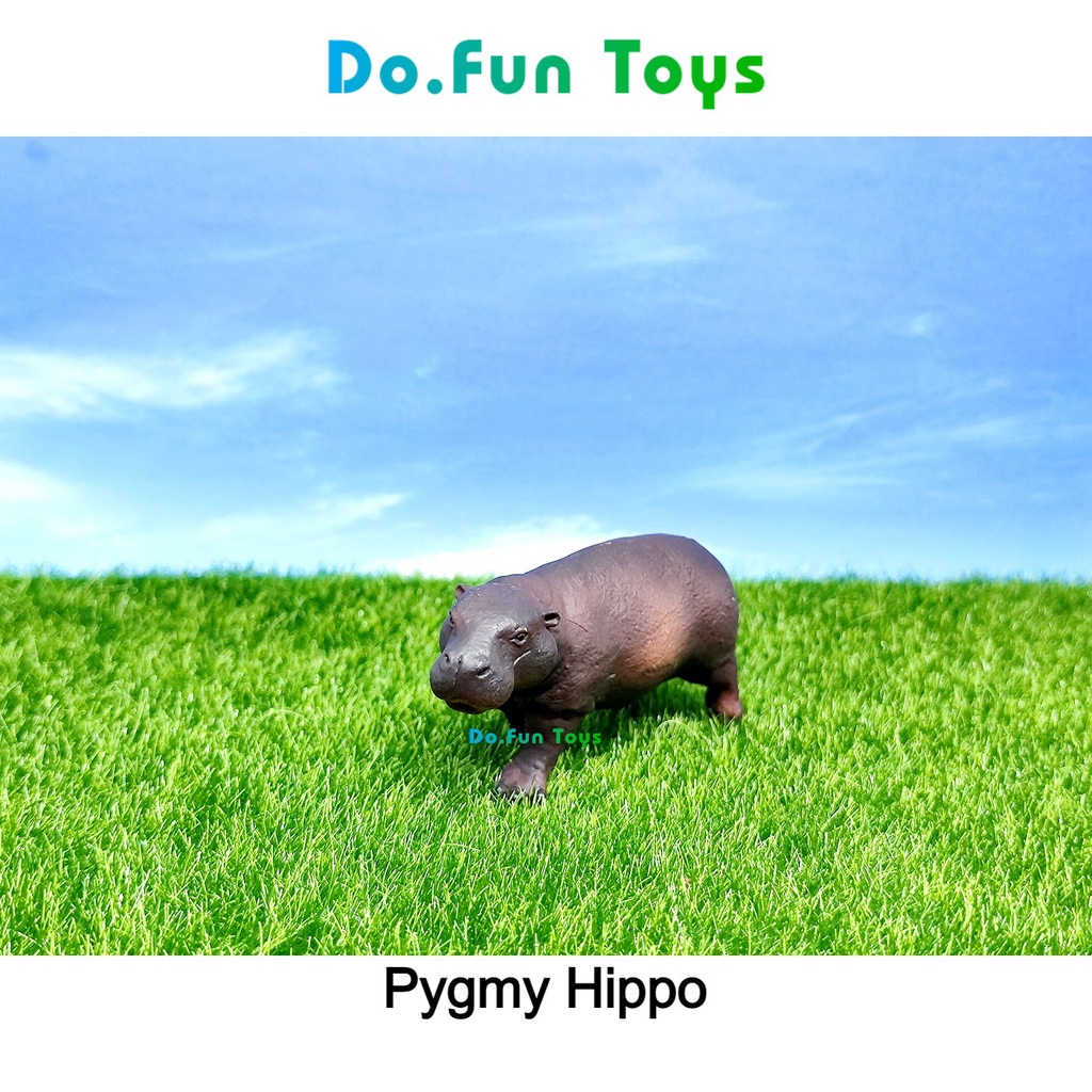 Jual Animal Figurine | PYGMY HIPPO / Mainan Miniatur Binatang Kuda Nil ...