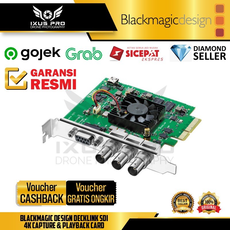 Jual Blackmagic Design Decklink SDI 4K Capture & Playback Card | Shopee ...
