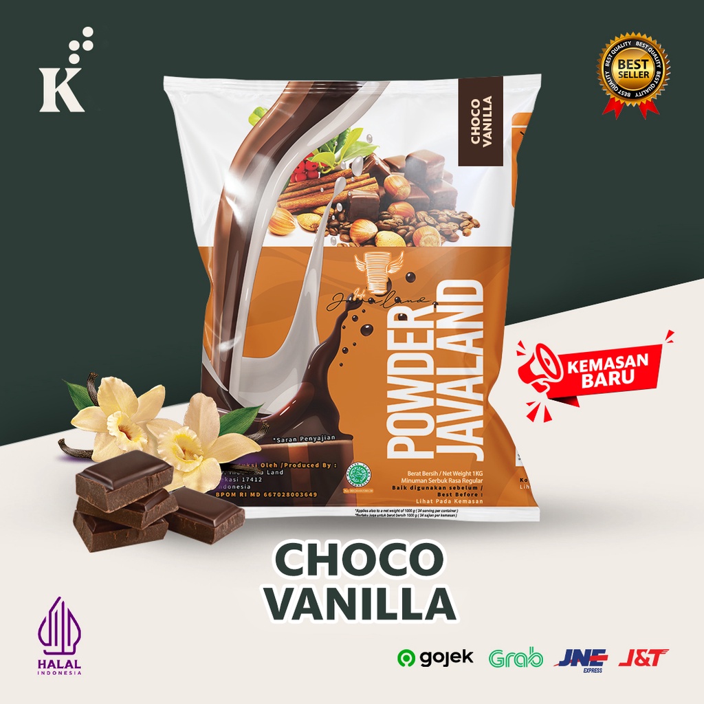 Jual Bubuk Minuman Bubble Powder Drink Choco Vanilla ORIGINAL Javaland ...