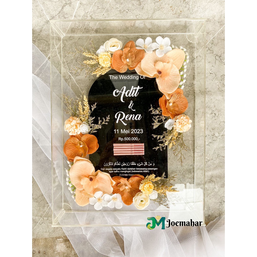 Jual Mahar nikah Akrilik Mahar Pernikahan Simbolis mahar Mahar akrilik ...