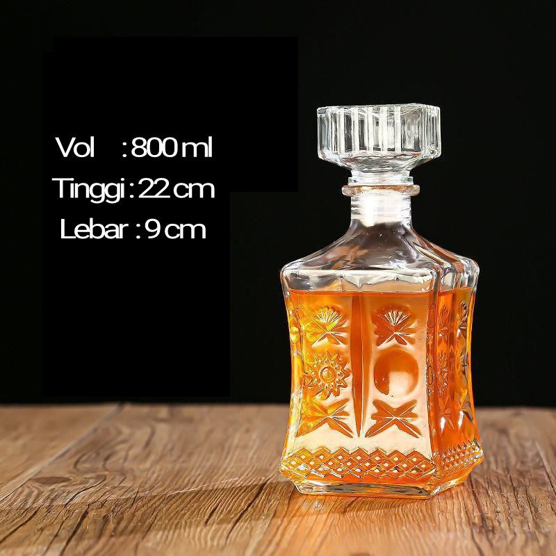 Jual Botol Whiskey Wine Decanter Bottle Tipe G | Shopee Indonesia