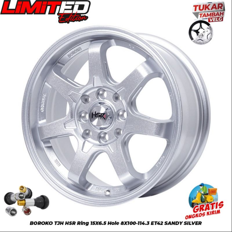 Jual velg mobil r15 pelek mobil hsr original boroko thj velg mobil ...