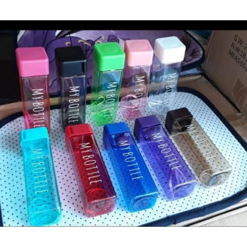 Jual BOTOL MINUM KOTAK SEGI /-500ML | Shopee Indonesia
