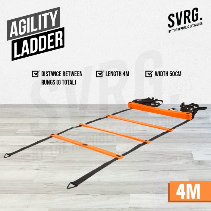 Jual Premium Agility Ladder 4M & 10M Svarga | Speed Ladder - 4 Meter ...