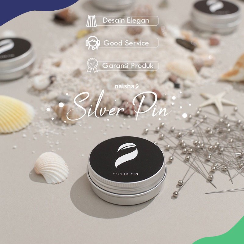 Jual Jarum Pentul Premium Tidak Mudah Bengkok/Silver Pin | Shopee Indonesia