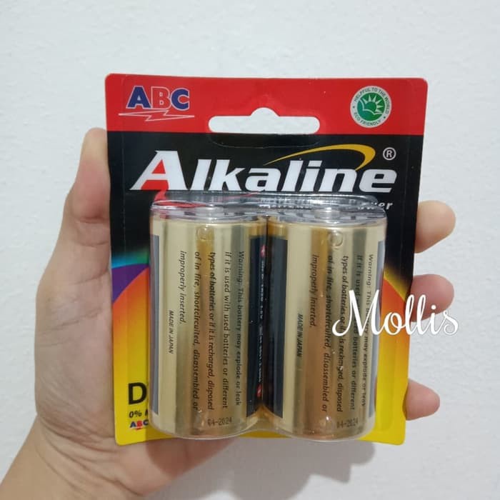 Jual Baterai/Battery/Batere ABC Alkaline type D / R20 Alkaline Original ...