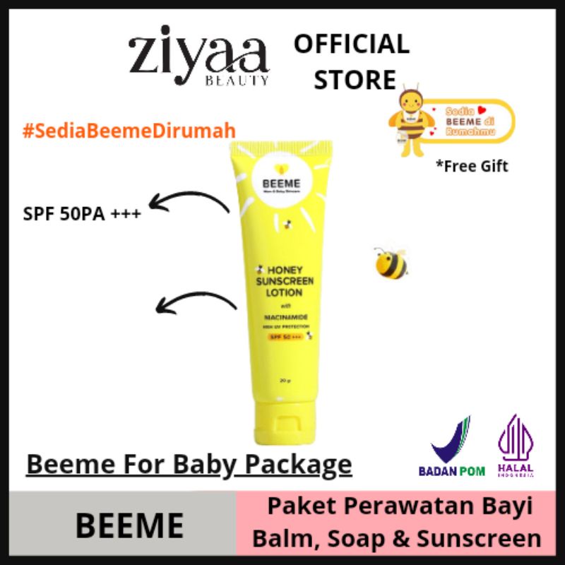 Jual (BEEME) BEEME HONEY SUNSCREEN LOTION WITH NIACINAMIDE SPF 50 ...