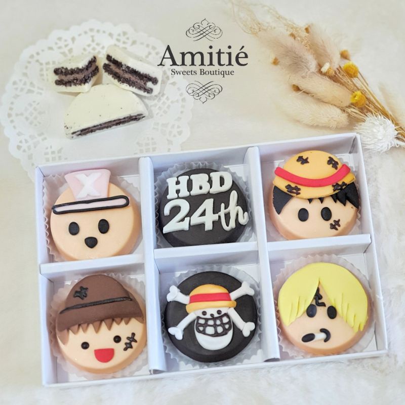 Jual Coklat Oreo One Piece HBD - 1 Box isi 6 / Coklat Karakter ...
