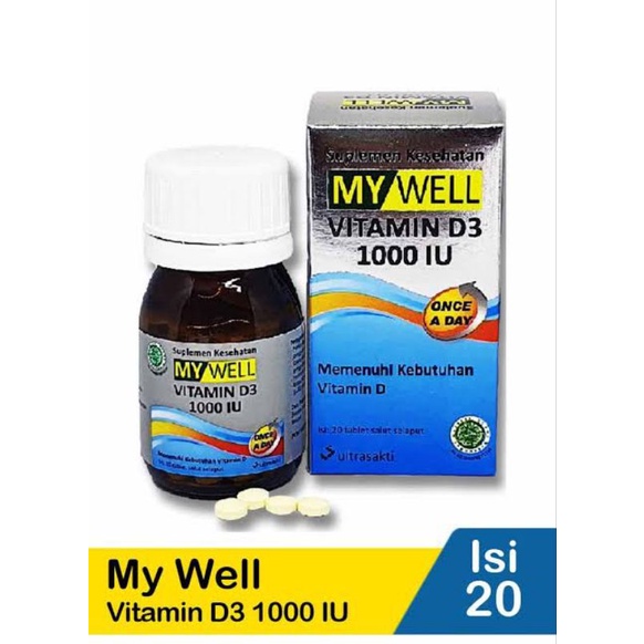 Jual My Well Vit D3 1000 IU | Vitamin Sendi | Shopee Indonesia