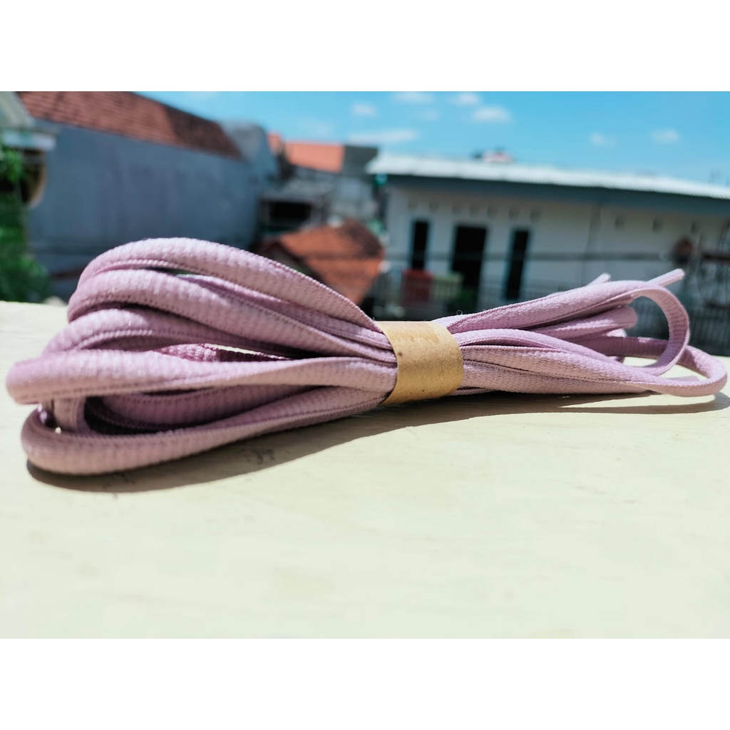Jual SHOE LACE TALI SEPATU BULAT OVAL TEBAL 100CM MERAH HIJAU BIRU UNGU ...