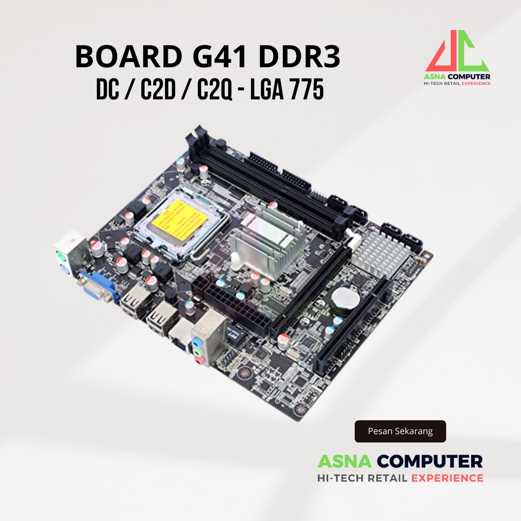 Jual Motherboard G41 LGA 775 DDR3 Mobo G41 Mainboard G41 Proc Core 2Duo ...