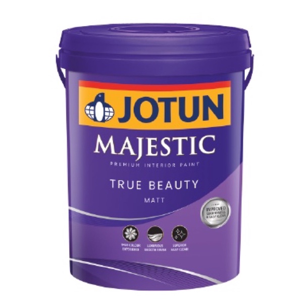 Jual CAT TEMBOK JOTUN MAJESTIC TRUE BEAUTY MATT INTERIOR / JOTUN ABU (PLATINUM 9911) 5 KG ...
