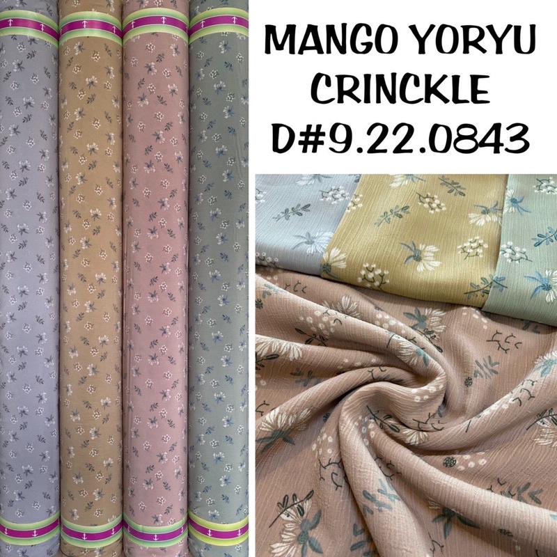 Jual KAIN MANGO YORYU CRINKLE | Shopee Indonesia